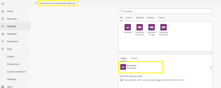 Interact with Machine Learning Using PowerApps and Flow – Part 2