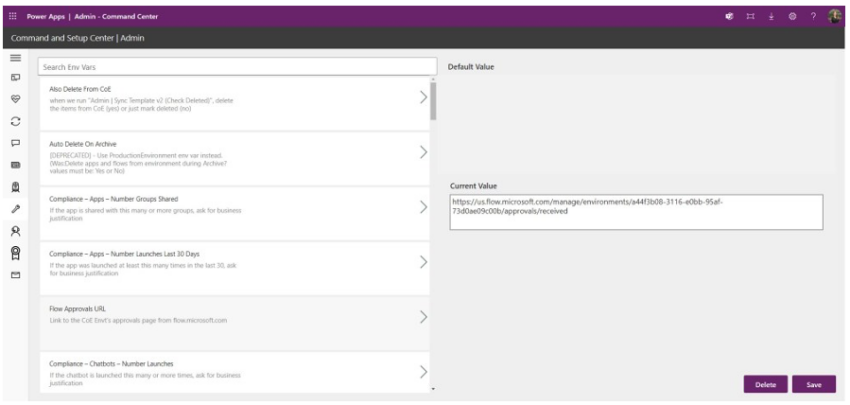 Power Platform Center of Excellence Starter Kit