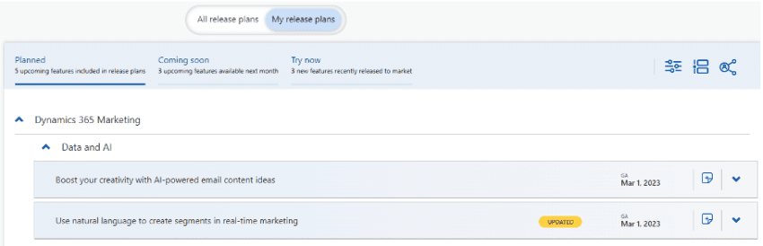 The Dynamics 365 and Microsoft Power Platform Release Planner: 4 Benefits