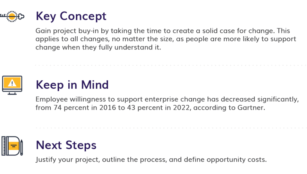 How Creating a Case for Change Encourages Project Buy-In